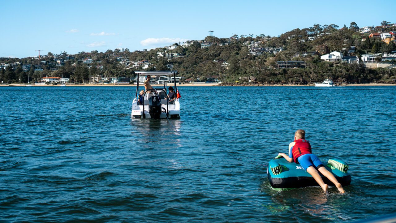 Axopar 22 Sydney – Family Watersports & Donutting Fun